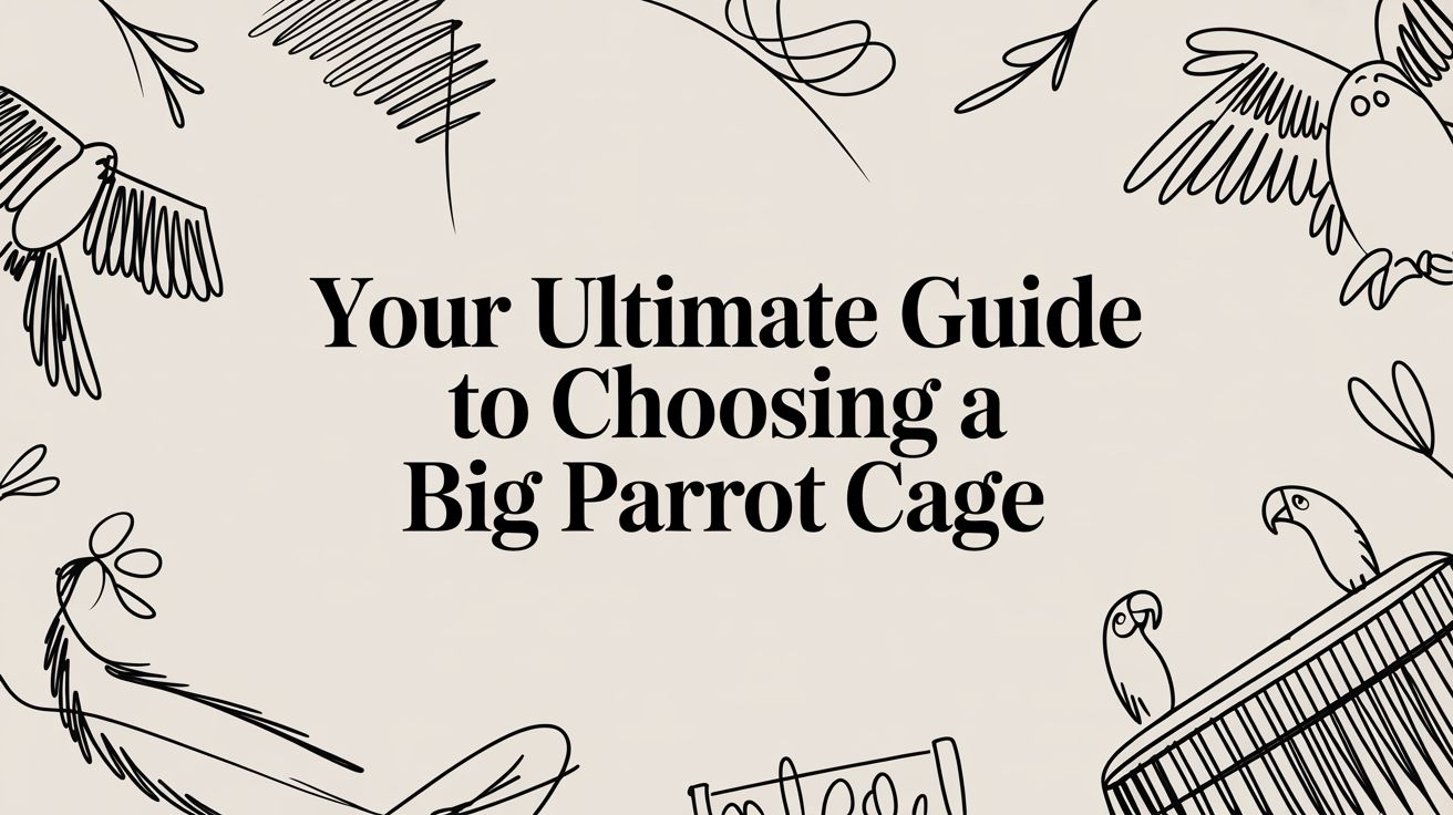 Your Ultimate Guide to Choosing a Big Parrot Cage – Lou Lou Bells Bird Toys