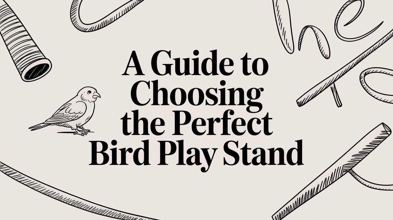 A Guide to Choosing the Perfect Bird Play Stand – Lou Lou Bells Bird Toys