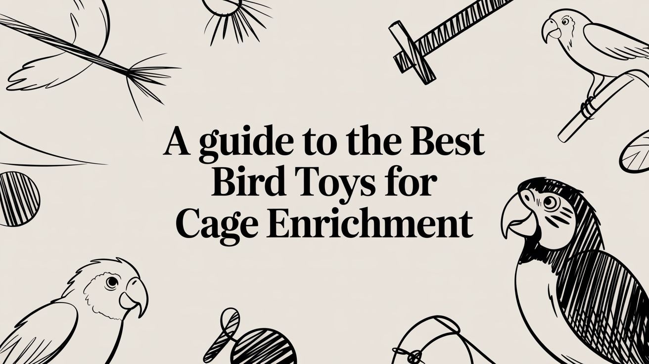 A Guide to the Best Bird Toys for Cage Enrichment – Lou Lou Bells Bird Toys