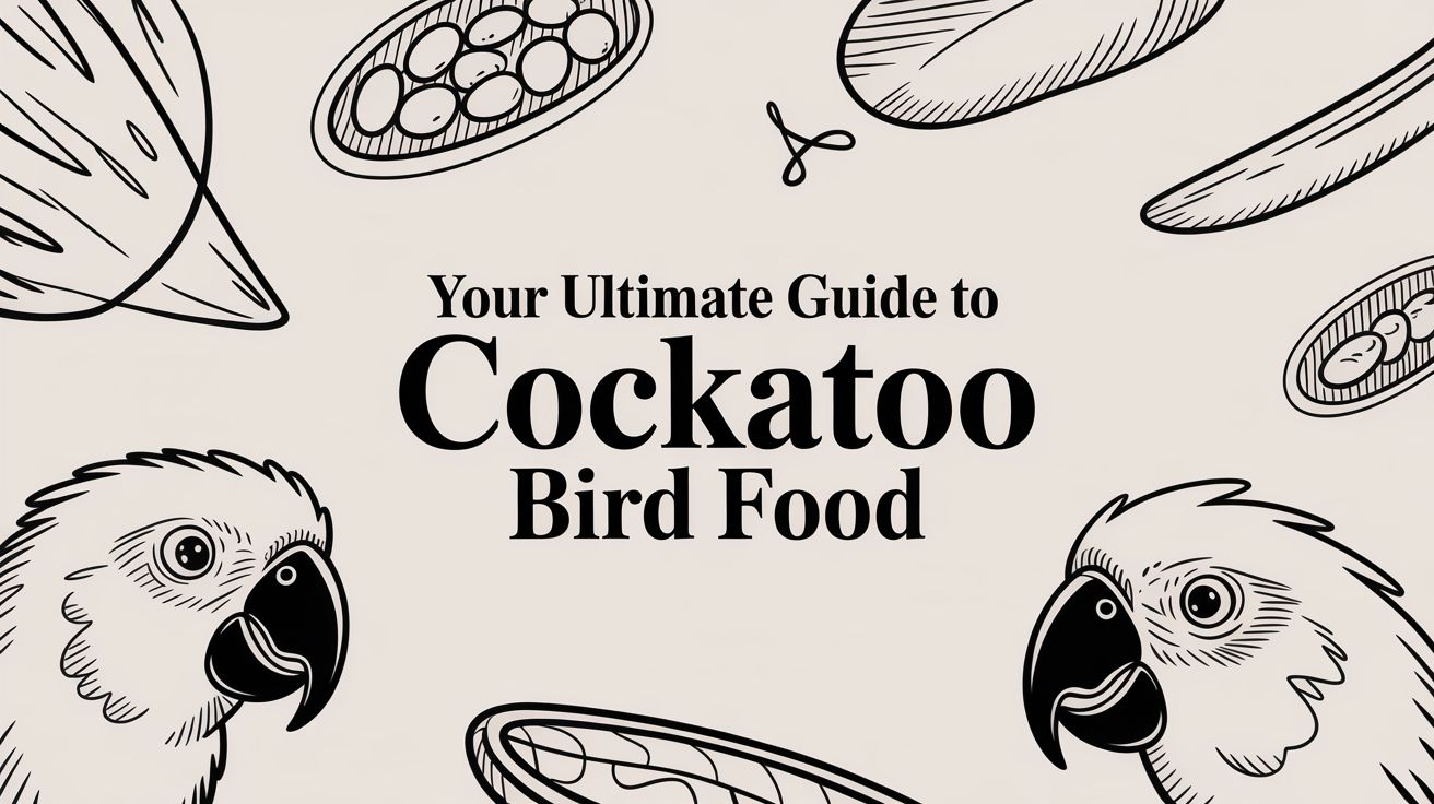 Your Ultimate Guide to Cockatoo Bird Food – Lou Lou Bells Bird Toys