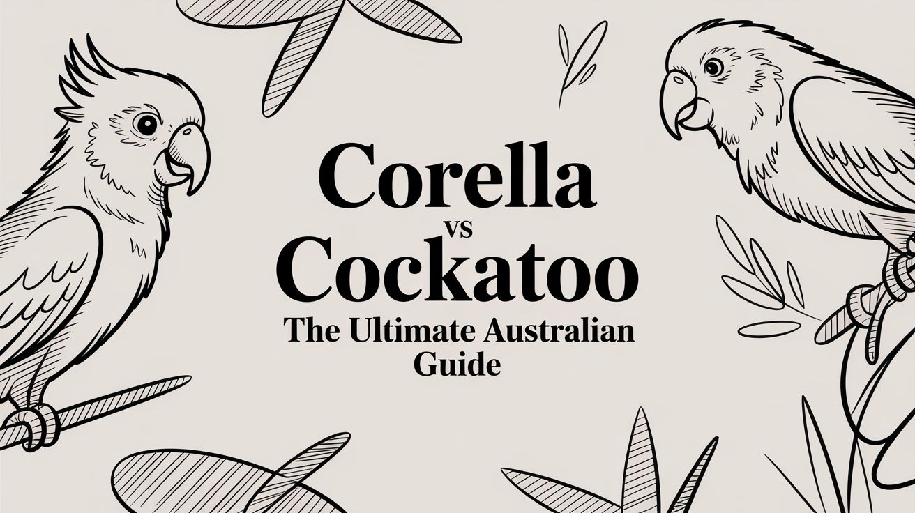 Corella vs Cockatoo: The Ultimate Australian Guide – Lou Lou Bells Bird ...