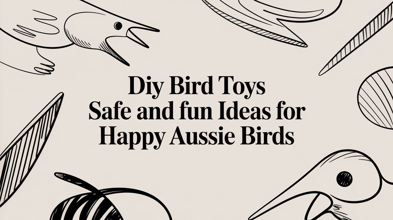 DIY Bird Toys Safe and Fun Ideas for Happy Aussie Birds – Lou Lou Bells ...