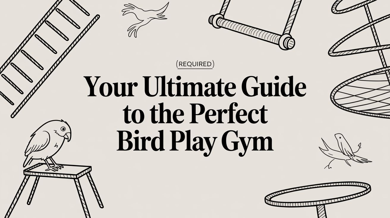 Your Ultimate Guide to the Perfect Bird Play Gym – Lou Lou Bells Bird Toys