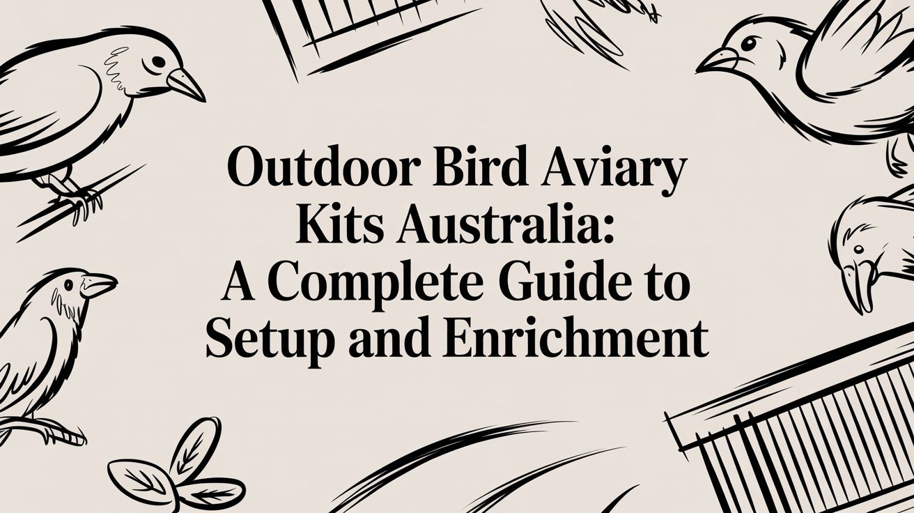 Outdoor Bird Aviary Kits Australia: A Complete Guide to Setup and Enri ...