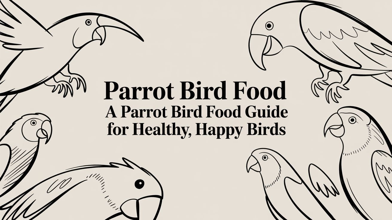 Parrot Bird Food: A Guide for Healthy, Happy Birds – Lou Lou Bells Bird ...