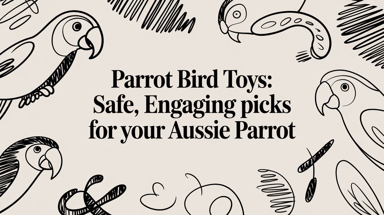 Parrot Bird Toys: Safe, Engaging Picks for Your Aussie Parrot – Lou Lou ...