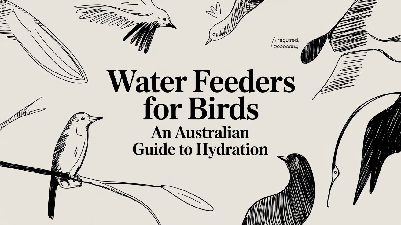 Water Feeders for Birds: An Australian Guide to Hydration – Lou Lou ...