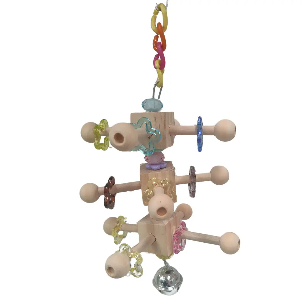 Blocks Bird Toy - Lou Lou Bells Bird Toys