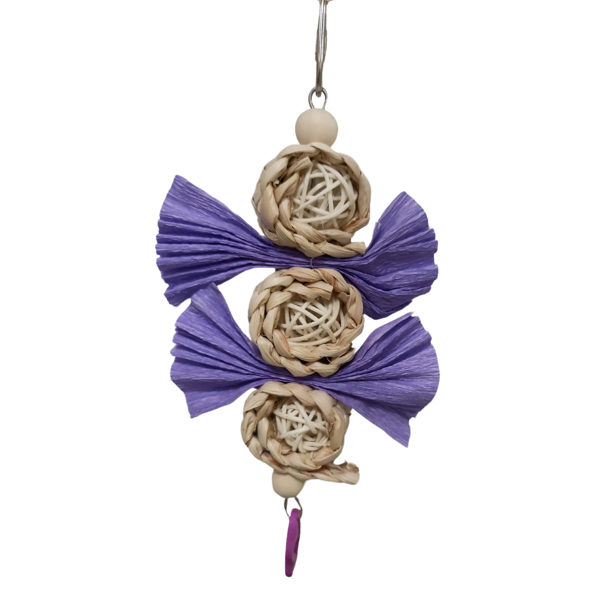 Cane Ball with Wings Bird Toy – Lou Lou Bells Bird Toys