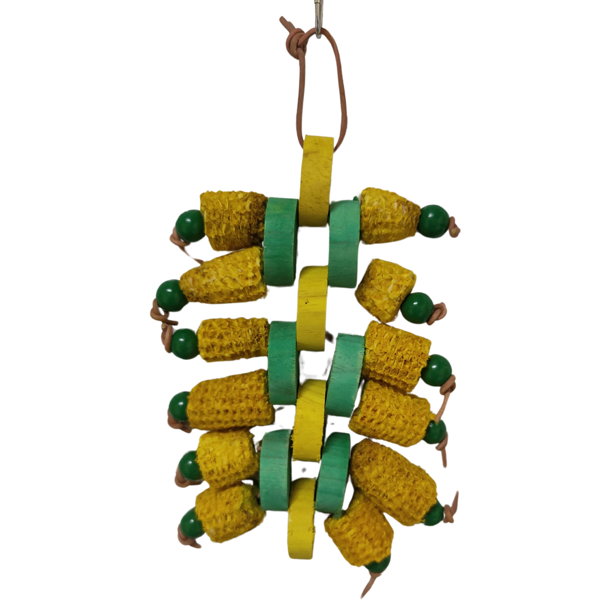 Coloured Corn Husks Bird Toy – Lou Lou Bells Bird Toys
