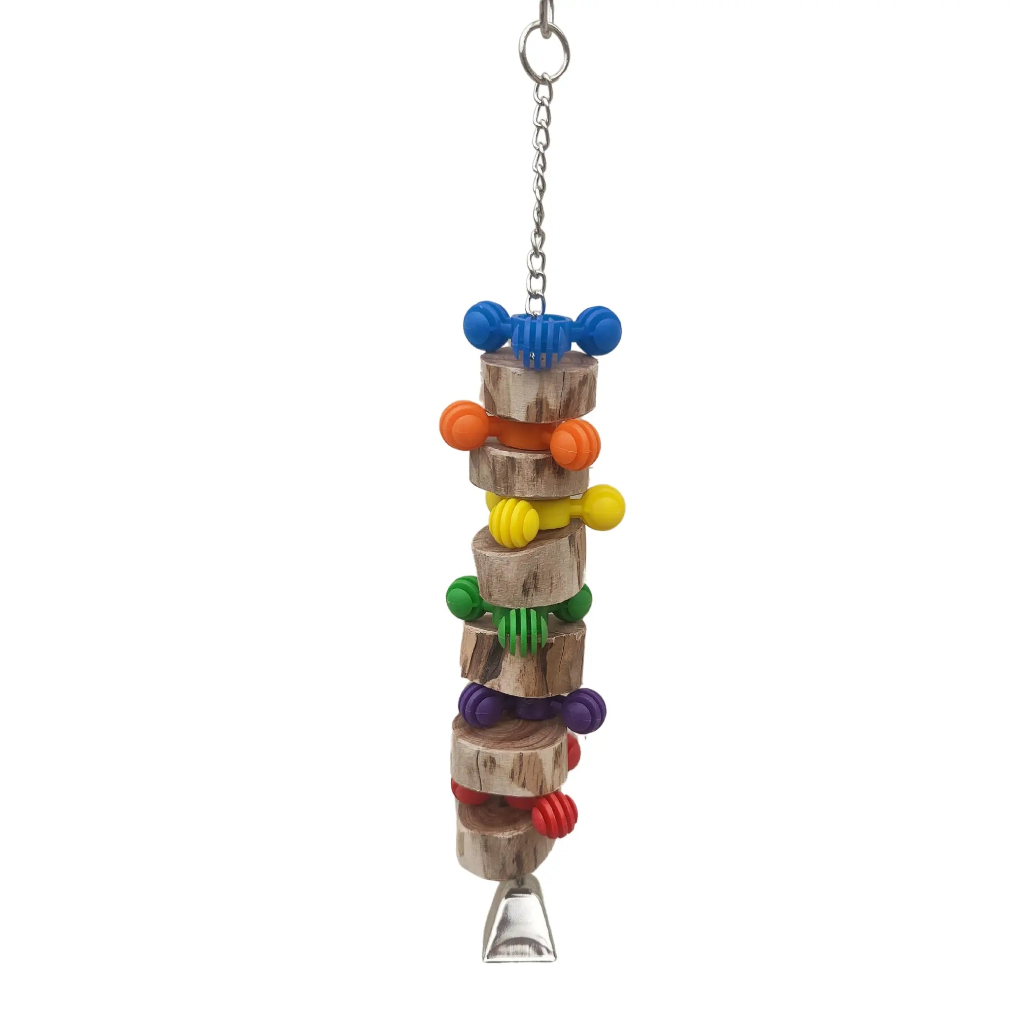 Double Six with a Cow Bell Bird Toy - Lou Lou Bells Bird Toys