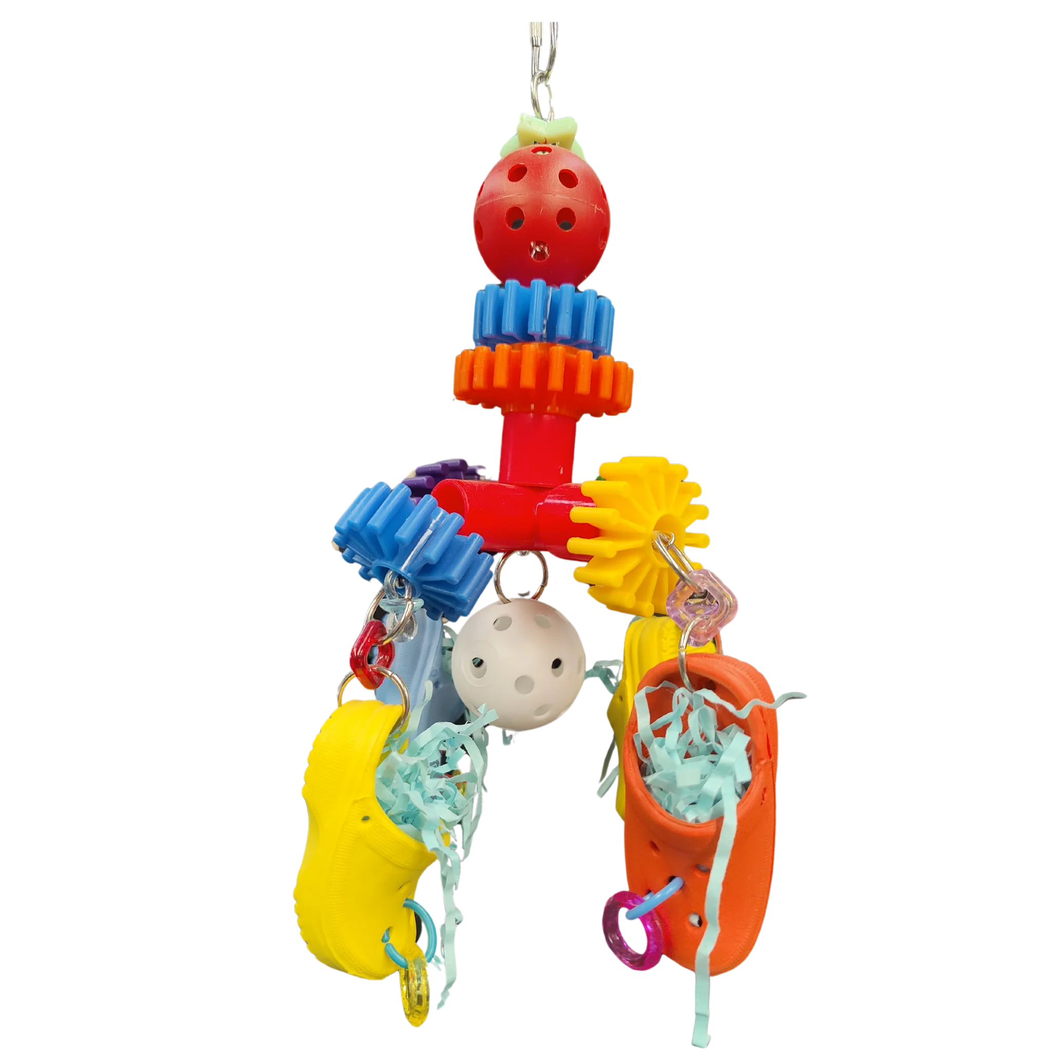 Four Crocs Bird Toy - Lou Lou Bells Bird Toys