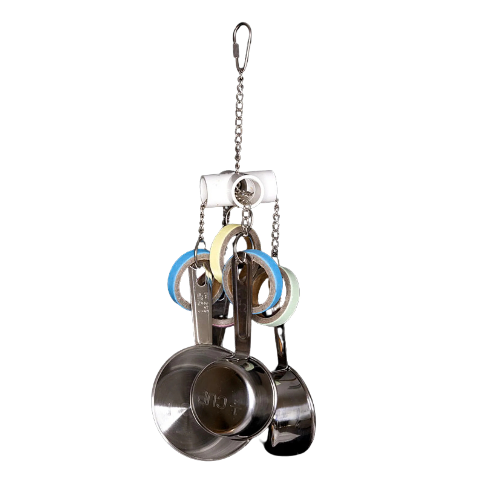 Hanging Measuring Cups Bird Toy - Lou Lou Bells Bird Toys