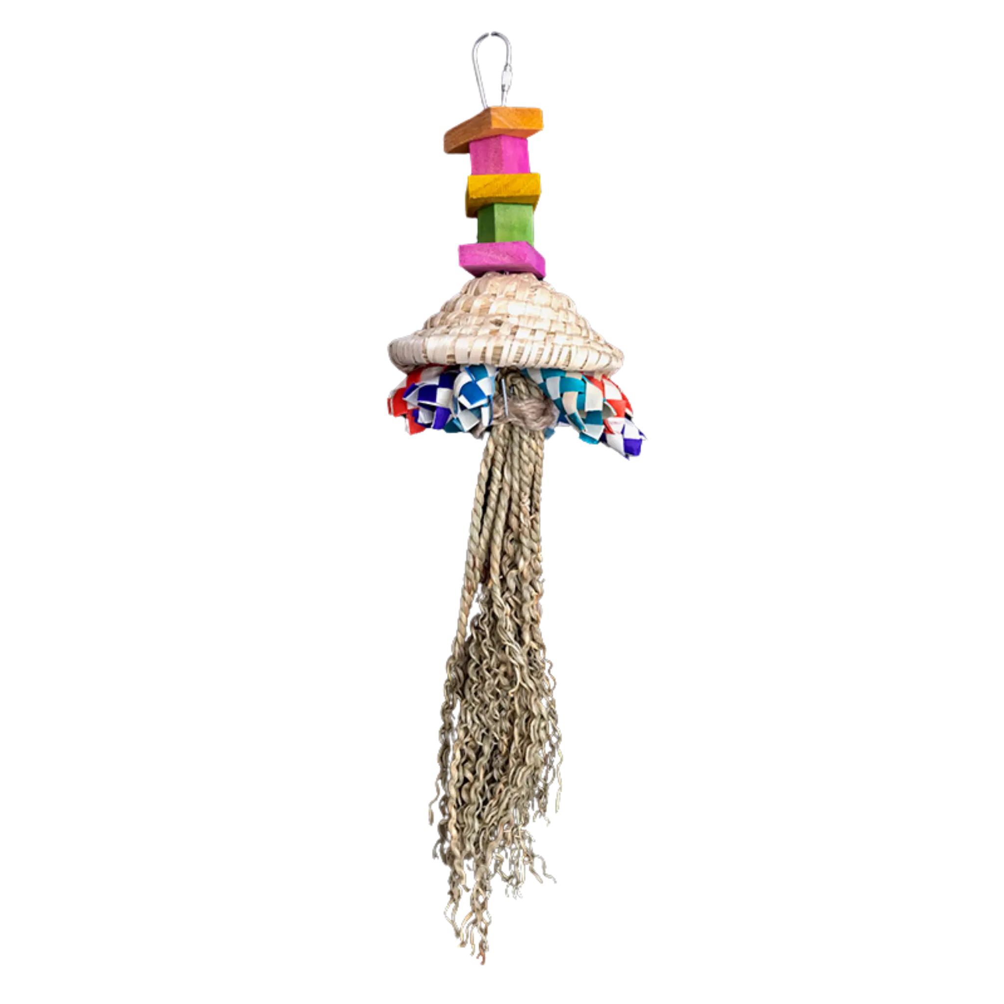 Hanging Chewable Dangly Bird Toy – Lou Lou Bells Bird Toys