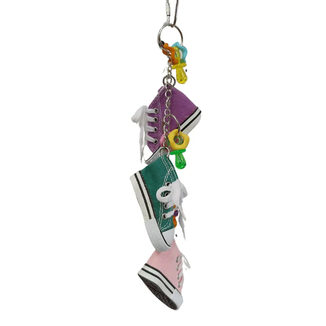 Kicking Around Bird Toy - Lou Lou Bells Bird Toys