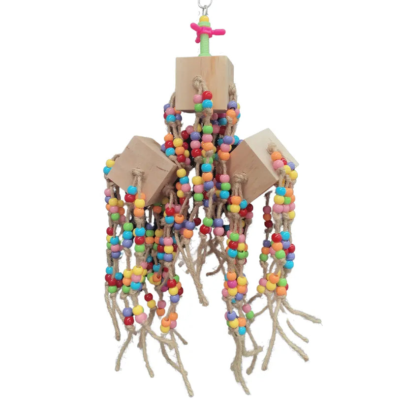 Large Dangler Bird Toy - Lou Lou Bells Bird Toys