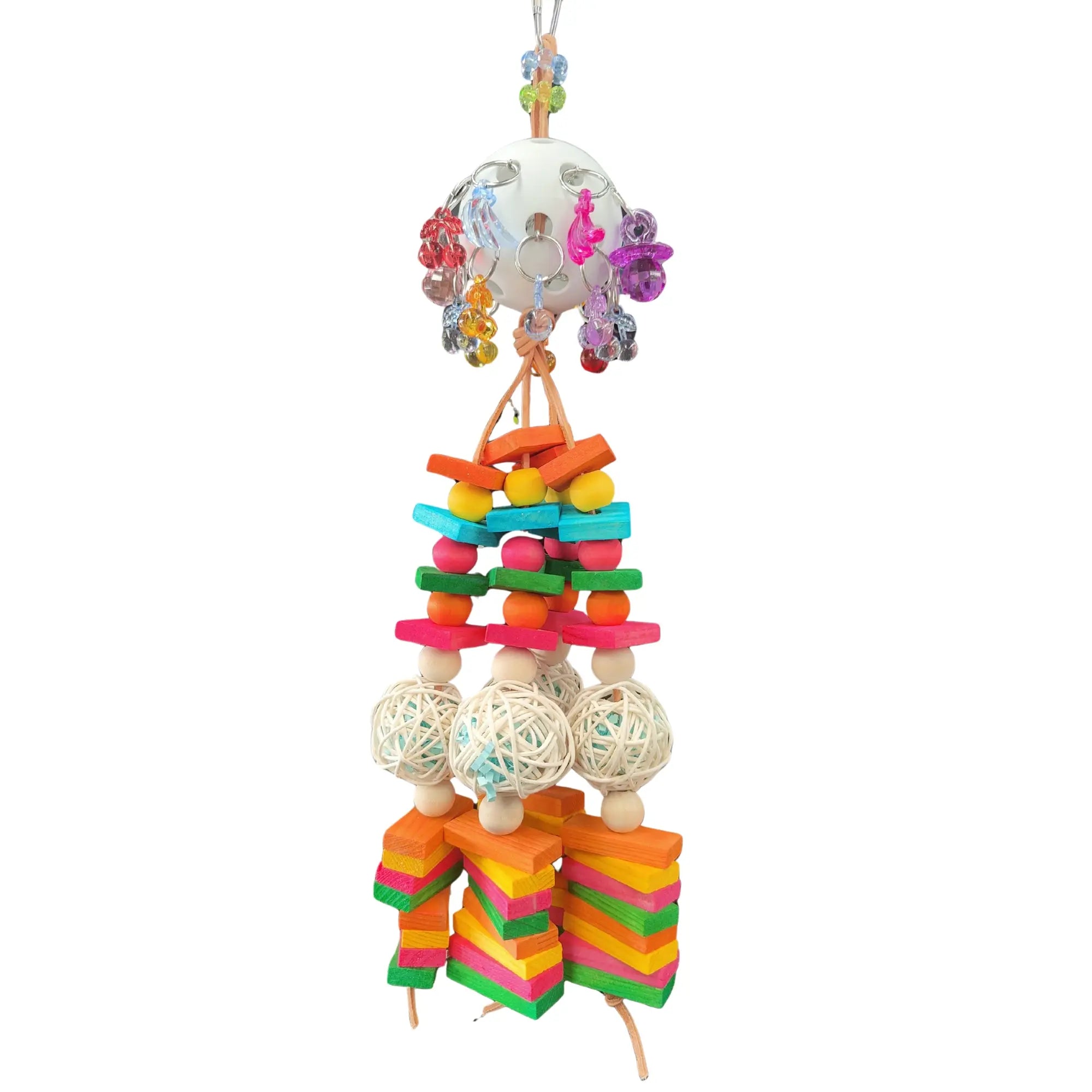 Loaded Cherry Bird Toy - Lou Lou Bells Bird Toys