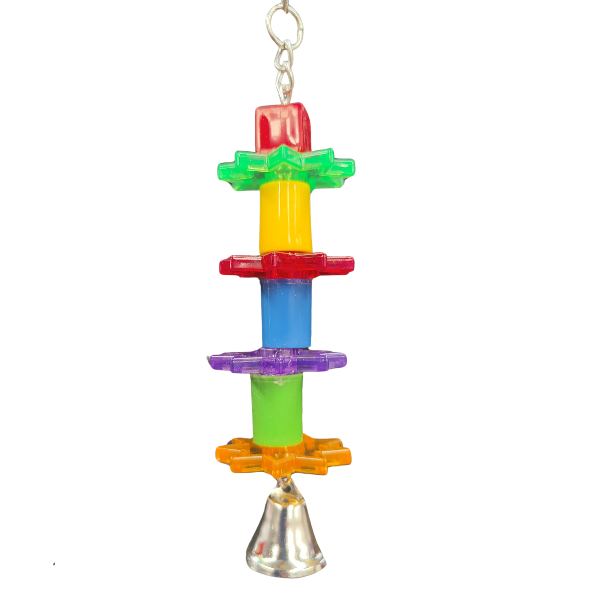 Plastic Shapes and Beads Bird Toys – Lou Lou Bells Bird Toys
