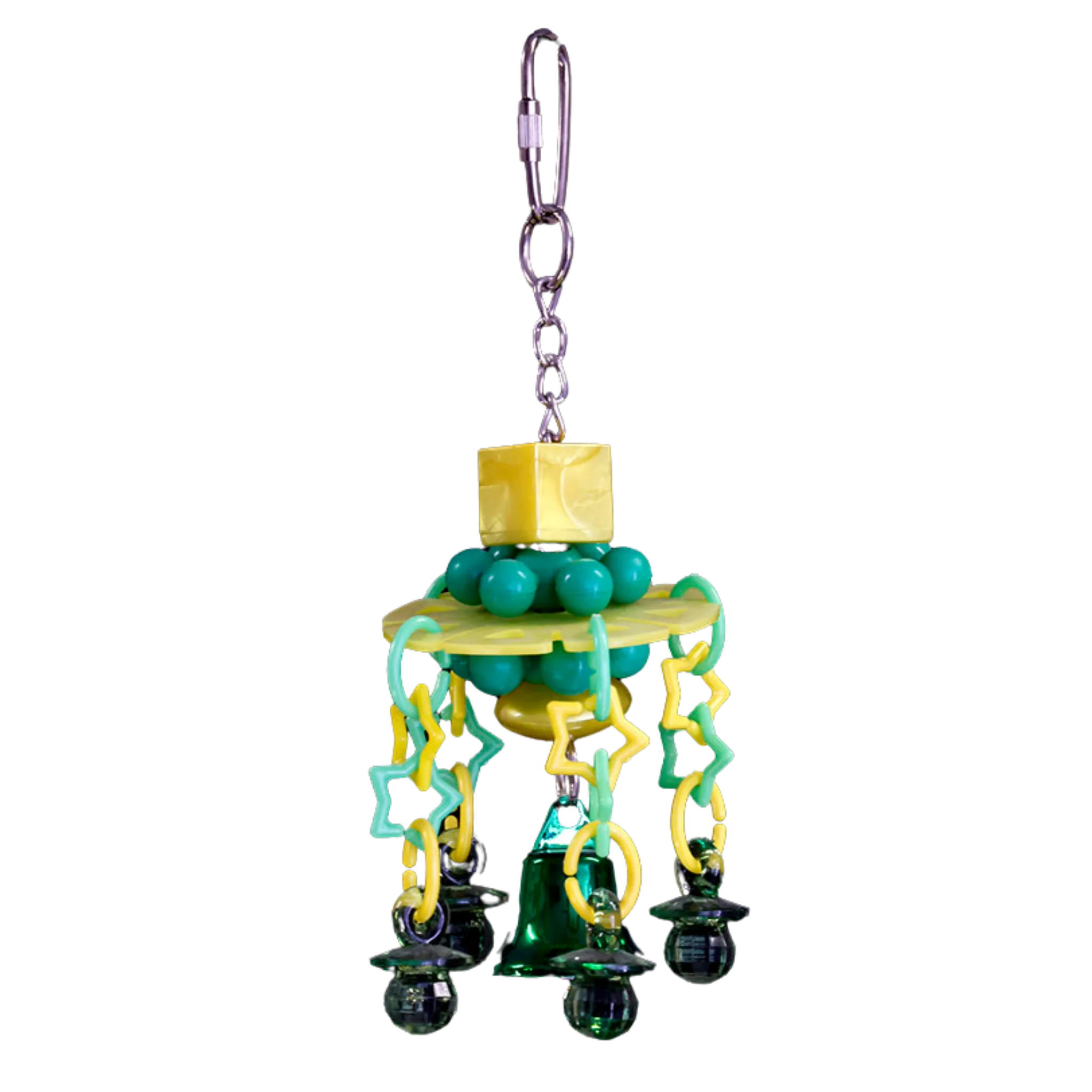 Small Bling UFO Bird Toy - Lou Lou Bells Bird Toys