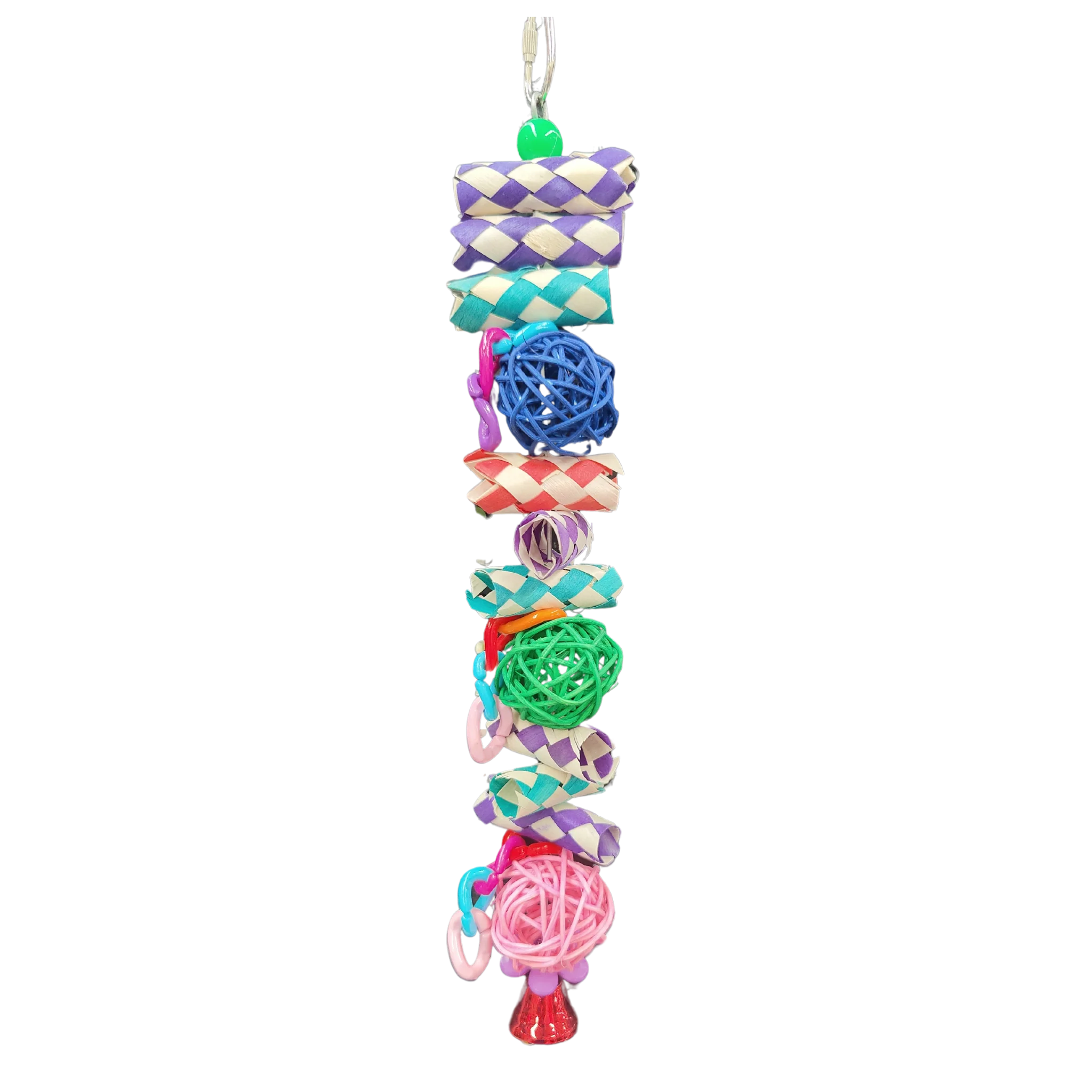Small Coloured Cane Balls Skewer Shredable Toy - Lou Lou Bells – Lou ...