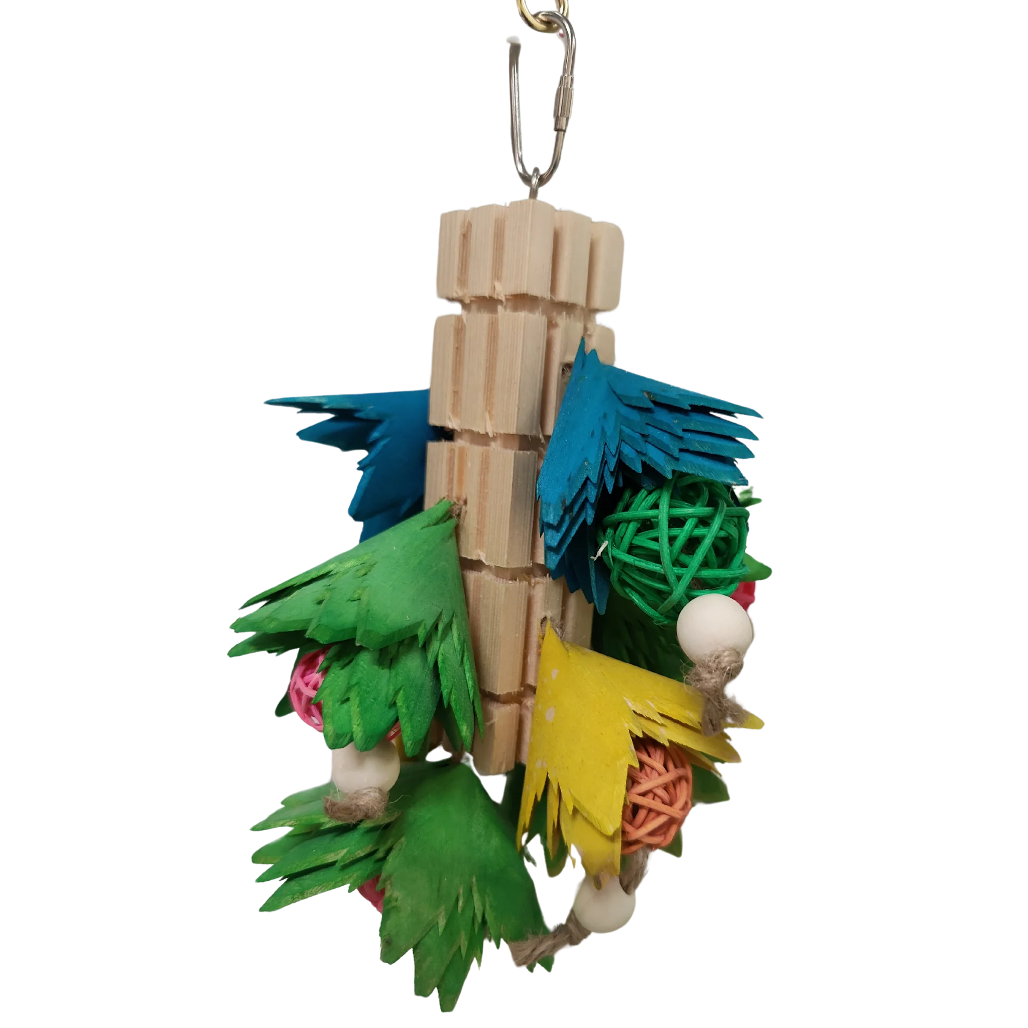 Wood Flowers Bird Toy – Lou Lou Bells Bird Toys